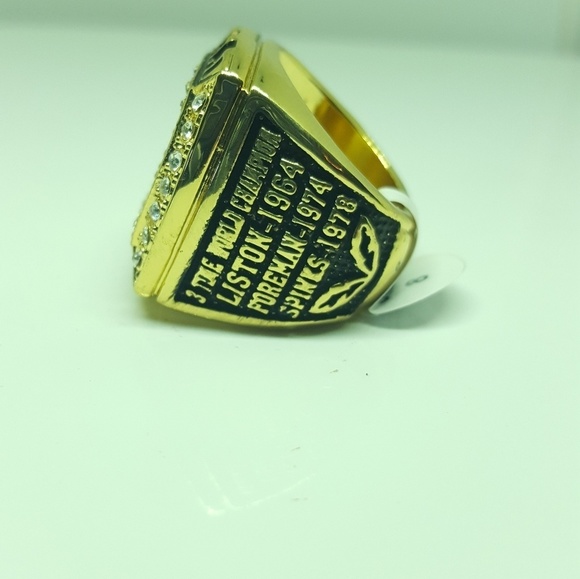 Accessories | Muhammad Ali Boxing Championship Ring 18k Gold | Poshmark